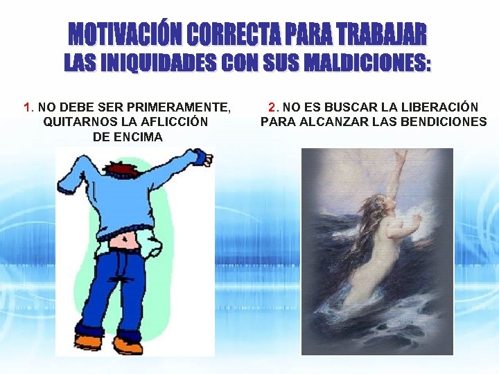 Objetivo Principios de las bendiciones y maldiciones