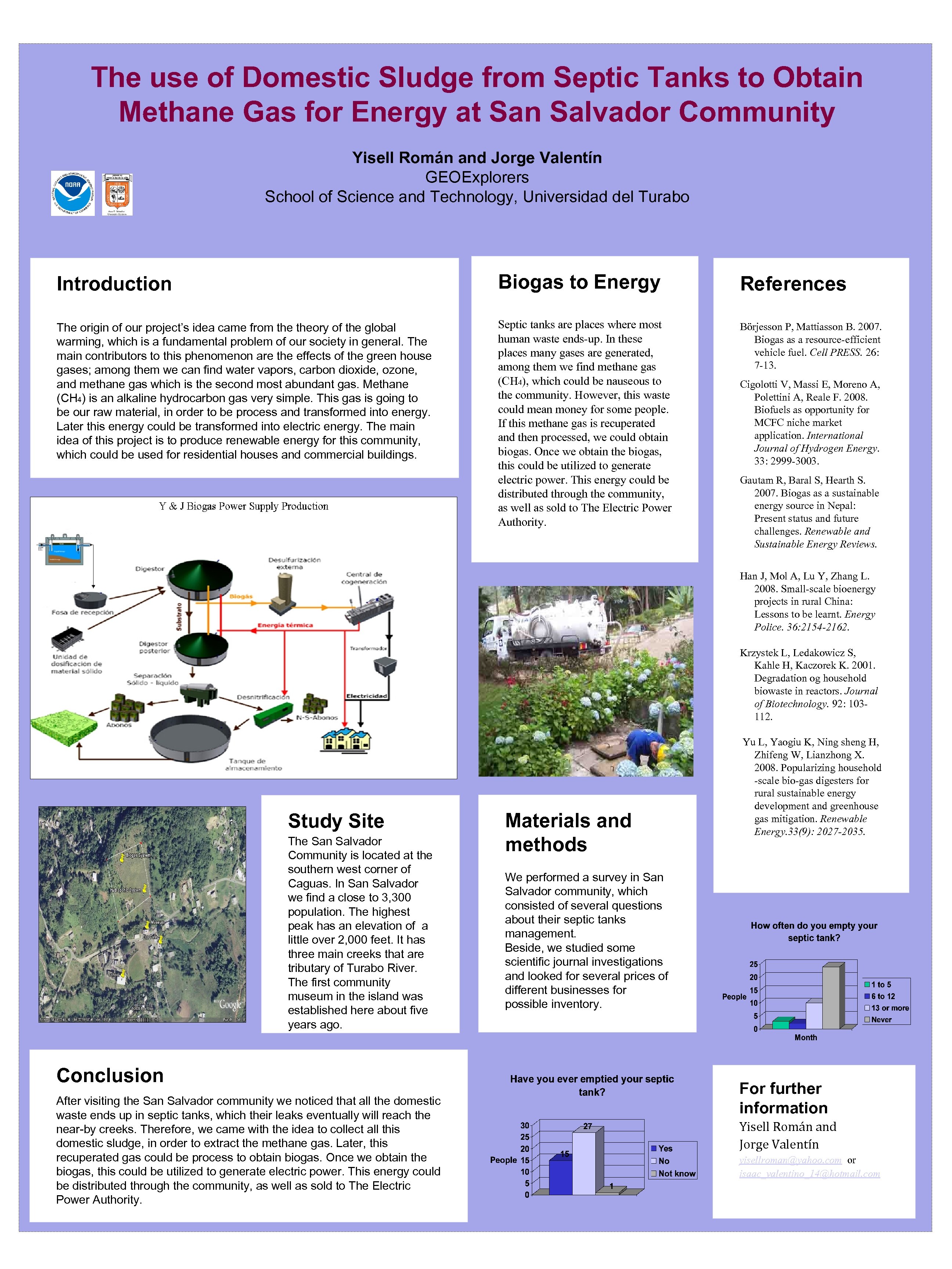 The use of Domestic Sludge from Septic Tanks