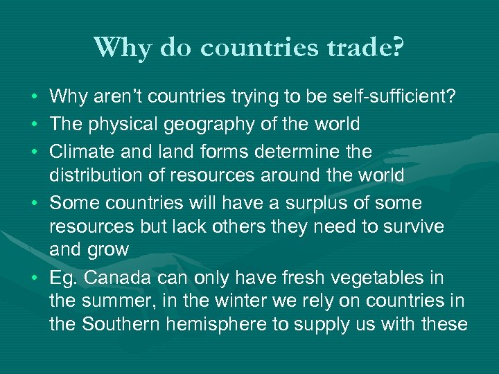 Global Trade Chapter 12 Global Trade