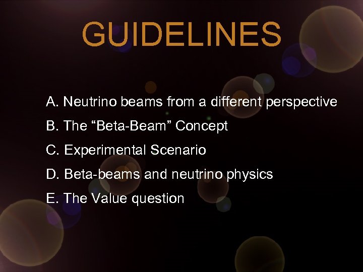 Piero Zucchelli On leave of absence from High