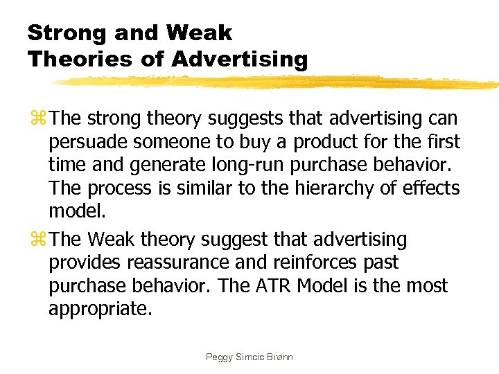 Chapter 13 Advertising how it might work