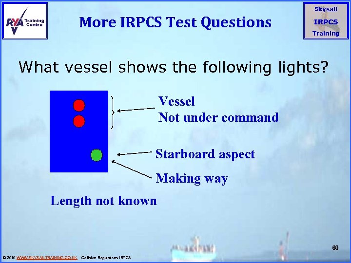 Feedback is welcome click on www skysailtraining co