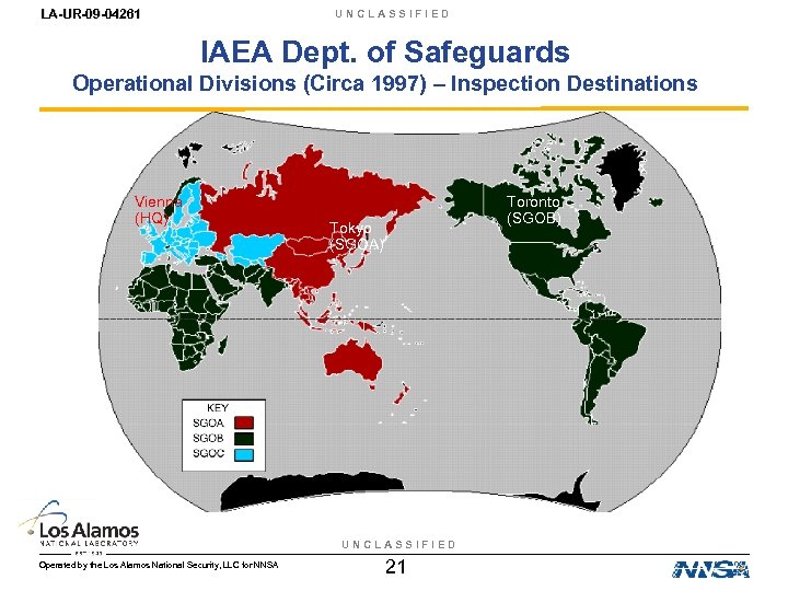 LA-UR-09 -04261 UNCLASSIFIED The Role of the IAEA