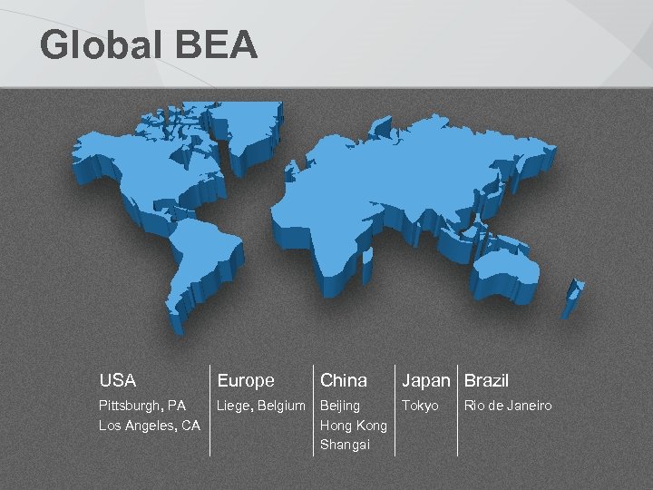Company and Product Overview An Introduction to BEA
