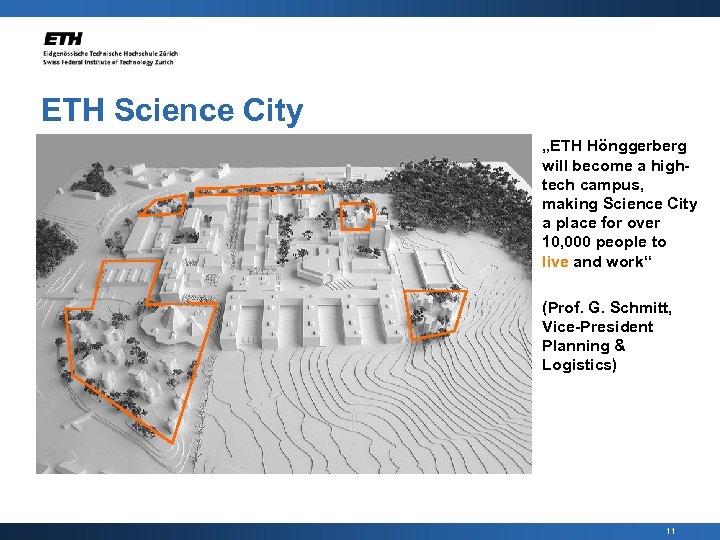 ETH Zurich Welcome at ETH Zurich October 20