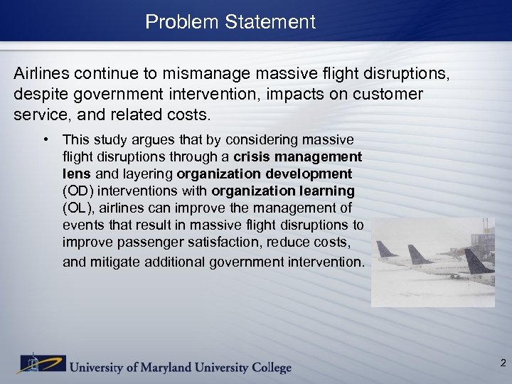 A Behavioral Framework for Managing Massive Airline Flight