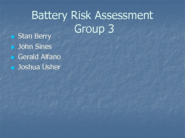 DC Systems Working Group EFCOG ESSG National Renewable