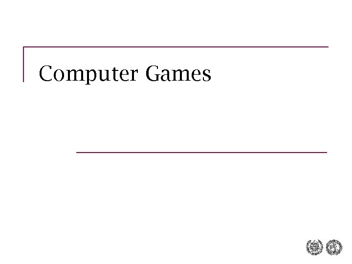 A History of Games staffan bjork chalmers se