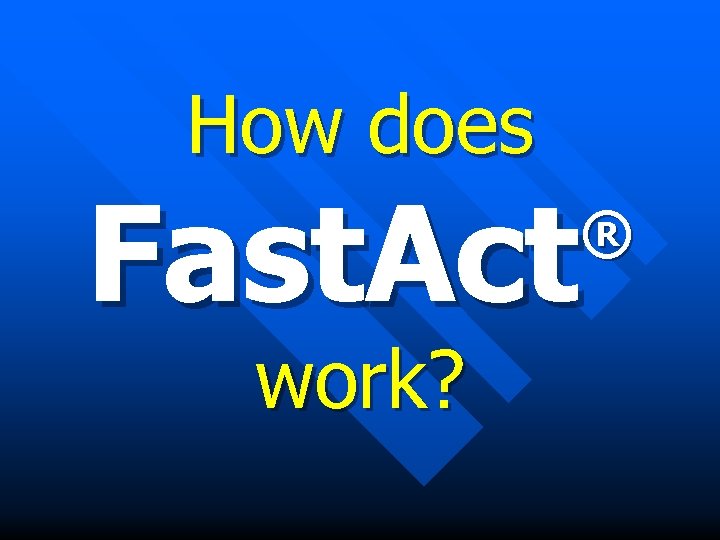 Wortham Laboratories Fast Act Fast Act Product
