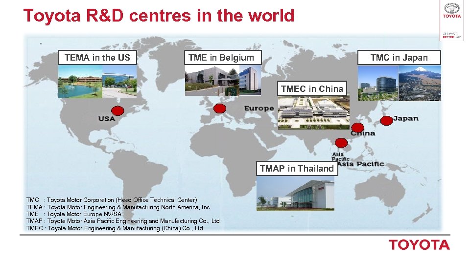 Welcome to Toyota Motor European Headquarter European R D