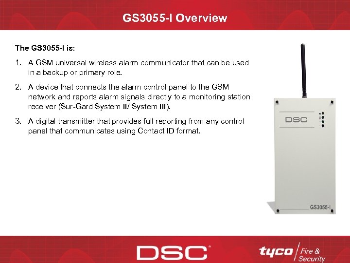 GS 3055 -I GSM Universal Wireless Alarm Communicator