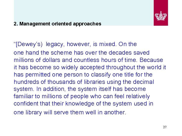 Approaches to Knowledge Organization KO by Birger Hjørland