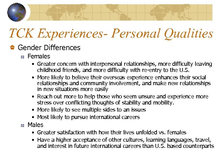 U S Third Culture Kids Global Nomads by