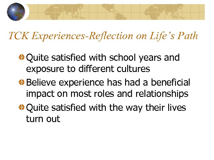 U S Third Culture Kids Global Nomads by