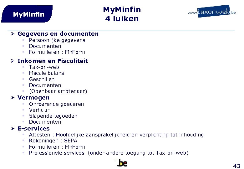 TAX-ON-WEB My Minfin 2012 Programma Tax-on-web