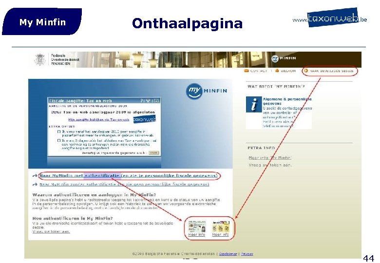 TAX-ON-WEB My Minfin 2012 Programma Tax-on-web