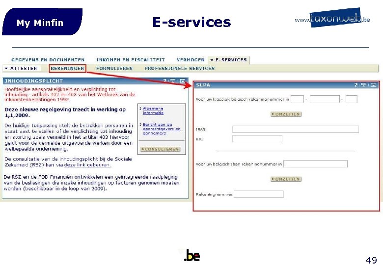 TAX-ON-WEB My Minfin 2012 Programma Tax-on-web