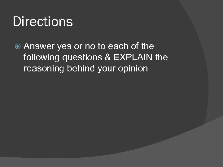 Problem Solving DILEMMAS OF GLOBAL TRADE Directions