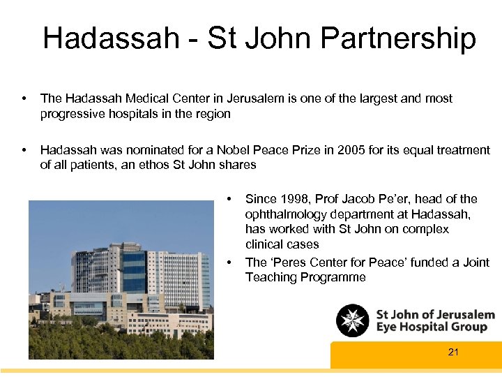 St John of Jerusalem Eye Hospital Group 2016