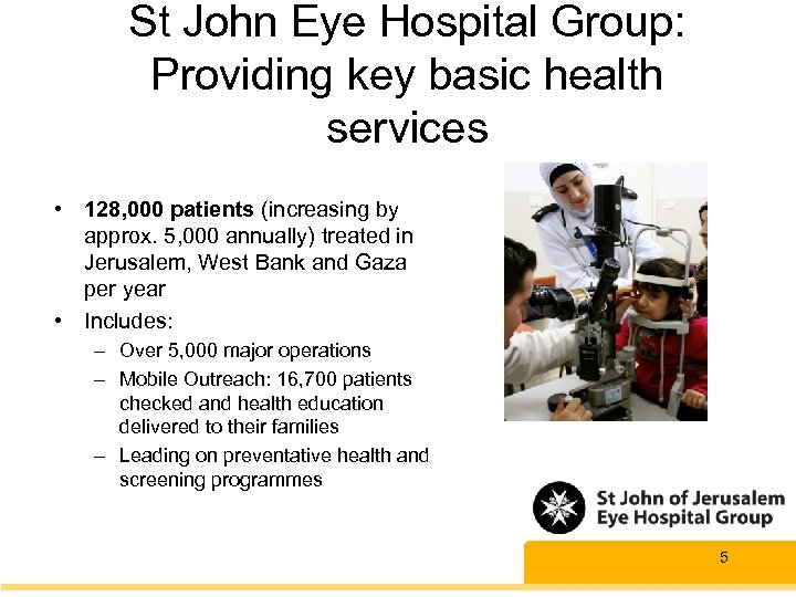 St John of Jerusalem Eye Hospital Group 2016