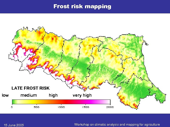 ISTITUTO DI BIOMETEOROLOGIA CONSIGLIO NAZIONALE DELLE RICERCHE Frost