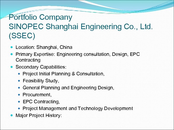 Chinese EPC Solutions for Offshore Engineering PRC Subcontractors