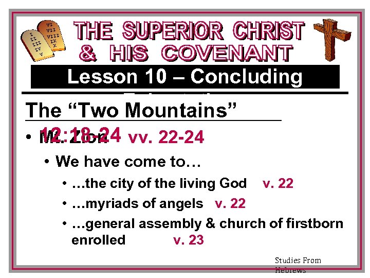 I II III IV V VI VIII IX