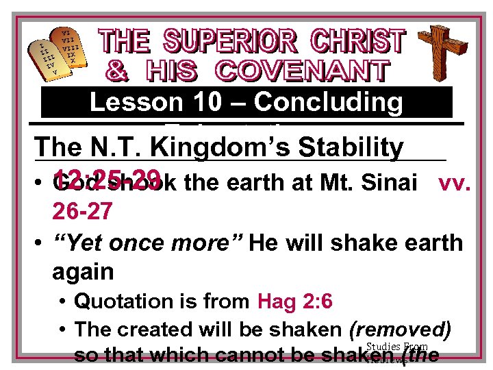 I II III IV V VI VIII IX