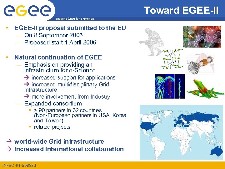 Enabling Grids for E-scienc E EGEE Status