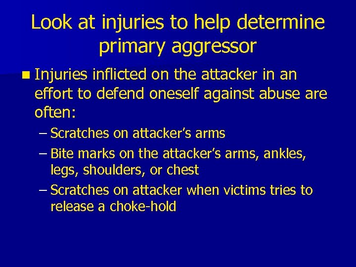 The Duty to Investigate Law Enforcement has been