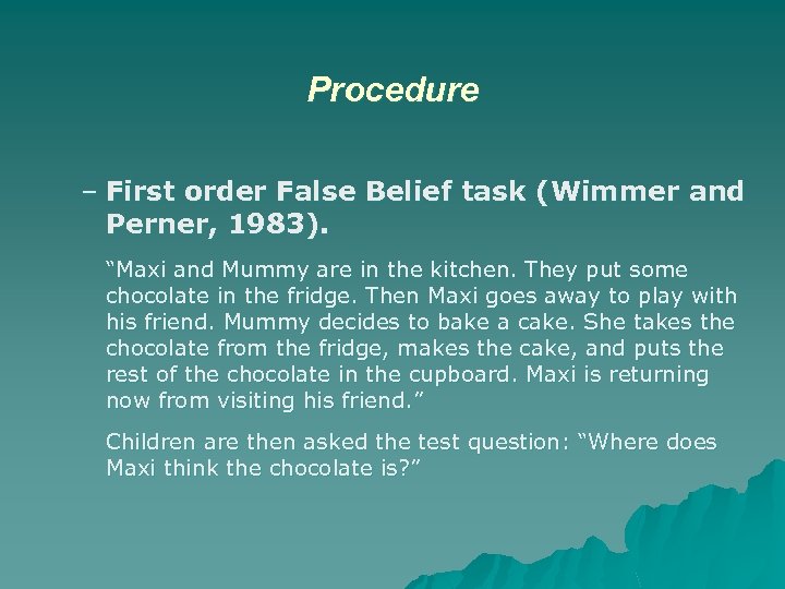 MORAL JUDGMENT AND METARAPRESENTATIONAL SKILLS IN PRESCHOOL AND