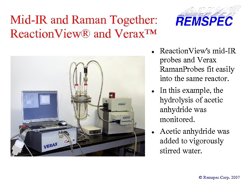 Reaction Monitoring with the Reaction View System