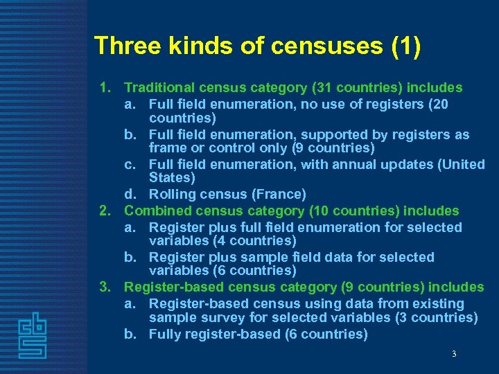 CES Recommendations for 2020 round on census methodology