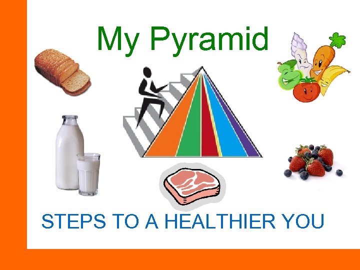 My Pyramid STEPS TO A HEALTHIER YOU