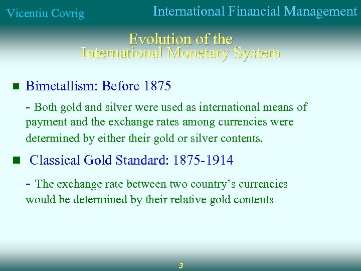 Vicentiu Covrig International Financial Management International ...