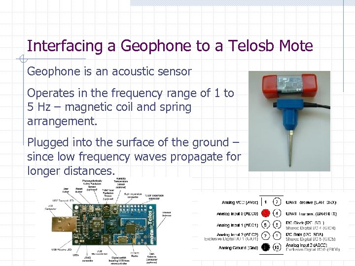 Interfacing External Sensors to Telosb Motes April 06