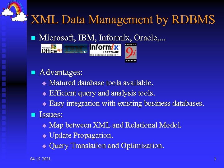 Rainbow — Bridging XML and Relational Databases Design
