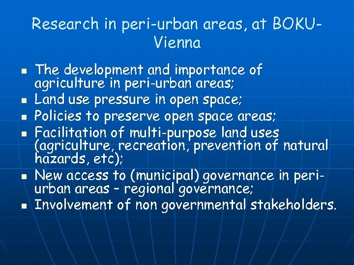 Land readjustment for the Development of Urban and