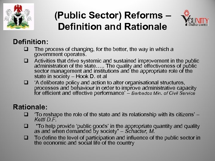 Strategies for Counteracting Reform Headwinds A Presentation By