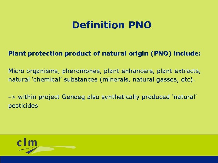 Building sustainable agriculture and an attractive countryside