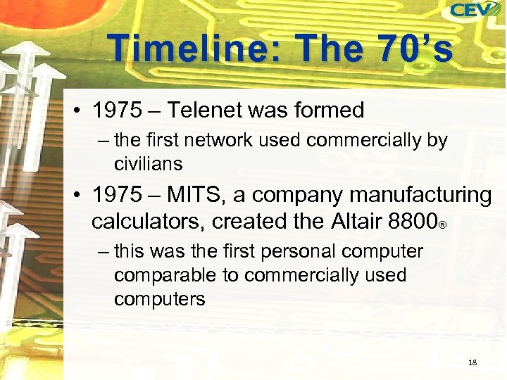 1 Objectives 1 To discover the development