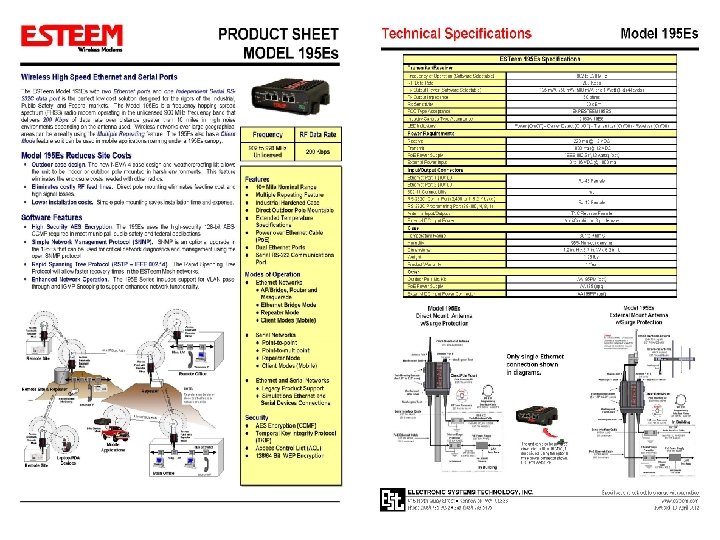 Wireless Modems ESTeem Wireless Modems Bldg B 1