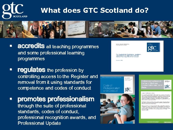The General Teaching Council for Scotland Autumn Briefing