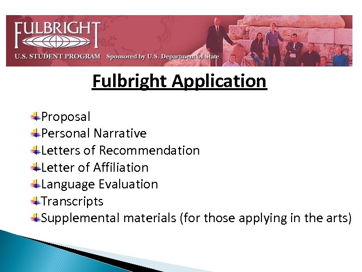 Fulbright U S Student Program May 17 2011