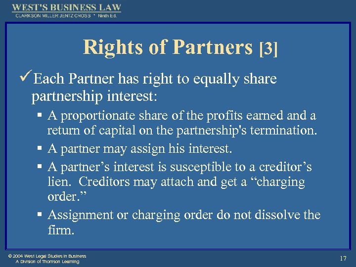 Chapter 36 Partnerships and Special Business Forms