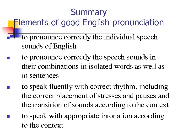 Better English Pronunciation for Communication A Practical Course