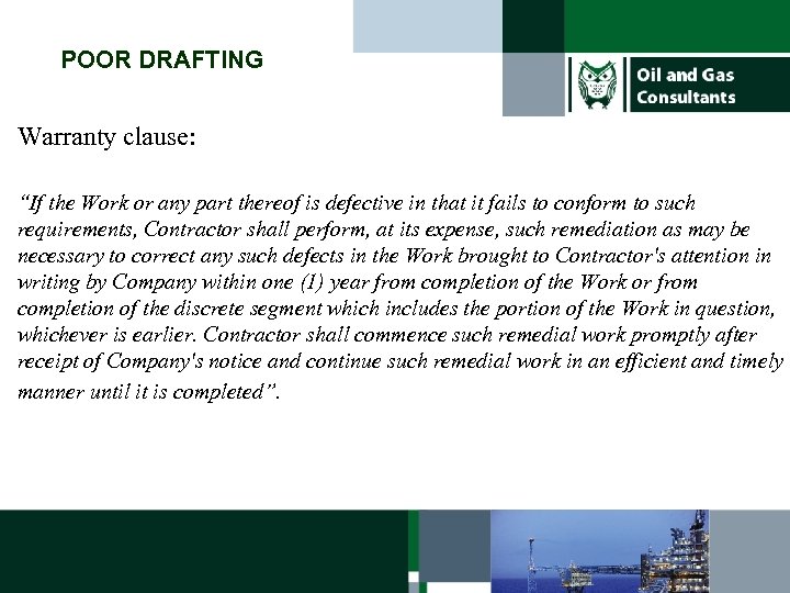 AVOID LOSING MONEY ON POORLY DRAFTED Olga Labai