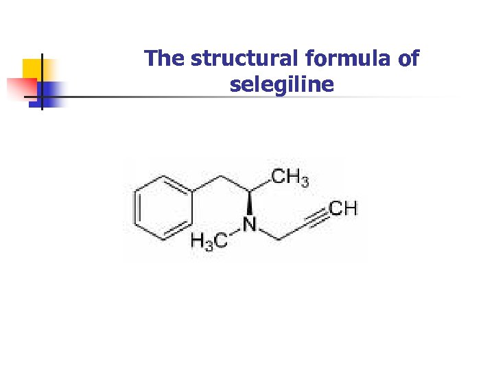 Metabolism of selegiline in human Identification Excretion and