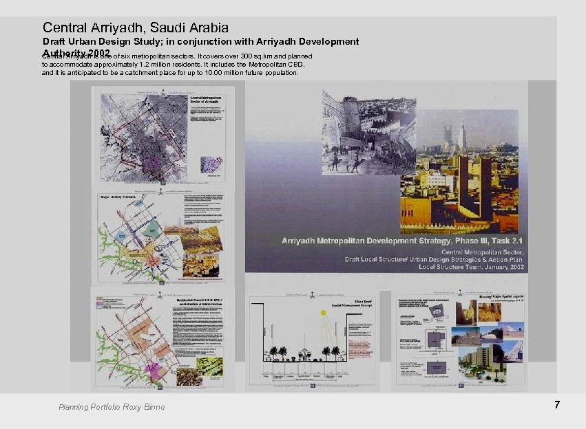 Examples of Urban Design Planning Studies 19
