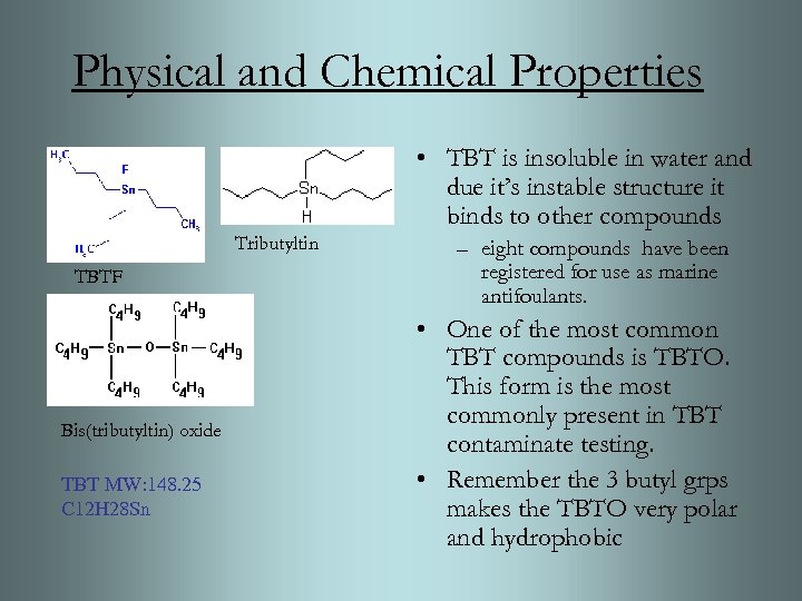 Tributyltin TBT Navdeep Brar Bio 564 Aquatic Tox